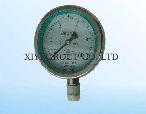 Seismic pressure gauge