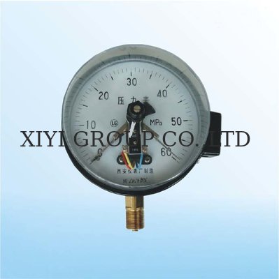 Pressure Gauge with Electric Contacts