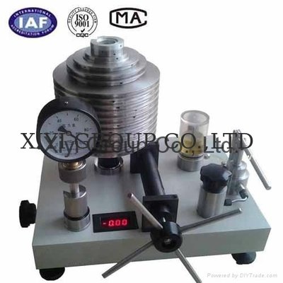New Dead Weight Tester ( Grade I standard ) ( New Developed 2014 ) ; deadweight
