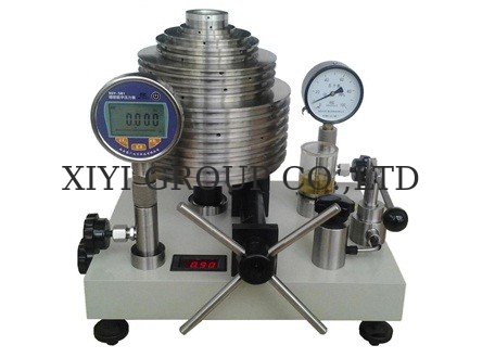 Dead Weight tester ( New Developed 2014 ), Best Quality, steel base with dead weight teste
