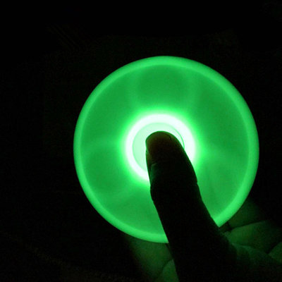 New Hand Spinner led Fingertips Spiral Fingers LED Fidget Spinner EDC Hand Spinner Acrylic Plastic Fidgets Toys real thi