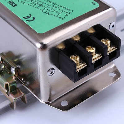 EMI Filter AC115/250V 20A JRW1220-22 Rail type Noise Suppressor Power EMI Filter Termianl Single-phase line-conditioner