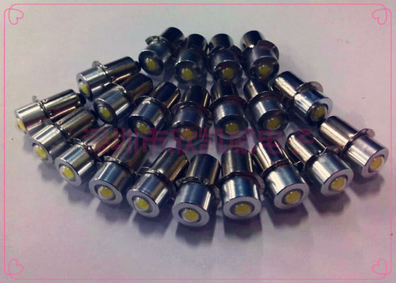 Wholesale LED P13.5S 1W recessed screw LED light 3V-18v 5PCS P13.5 1W screw base LED p13.5s 1w flashlight bulb 18V