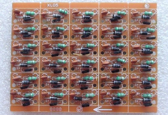 LED solar drive board Solar string lights, Christmas lights DC0.9V-1.5V Input Current: 3MA-300MA
