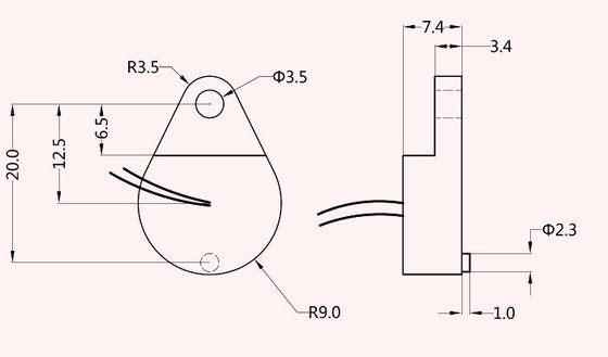 Zero power consumption sensor KXW915 No power is required Wiegand Sensor Speed, position, flow detection.