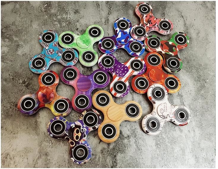New Hand Spinner Fingertips Spiral Fingers Fidget Spinner EDC Hand Spinner ABS Plastic Fidgets Toys real thing Gyro