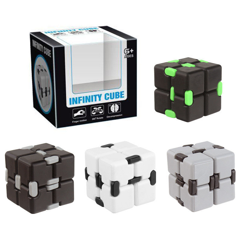 INFINITY CUBE Infinity Cube Spinner Finger Toys Luxury Anti Stress Toys Wireless cube XKW-721