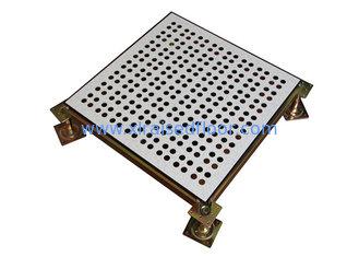 Fireproof Data Center Perforated Raised Floor Tiles with Welded Tube