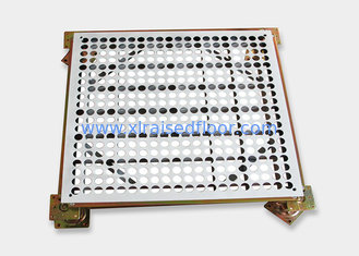 HPL / PVC Anti Static Raised Access Flooring Steel Ventilation Panel