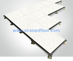 PVC Calcium Sulphate Raised Floor Tiles / Raised Access Floor Panels