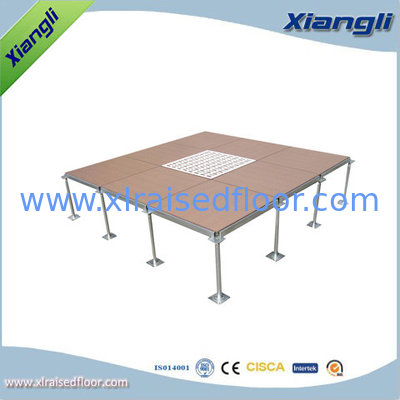 Durable Raised Computer Flooring , Raised Access Floor Tiles 610mm