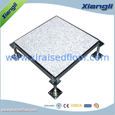 FS1000 Cement infill steel raised floor PVC finish,610mmX610mmX35mm,Dark grey or Light grey