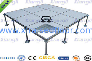 Clean Room Antistatic Steel Raised Floor Panels / Raised Flooring Tiles