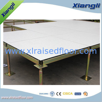 FS2000 Cement infill steel raised floor PVC finish,610mmX610mmX35mm,Anti-static,used for data center,computer room
