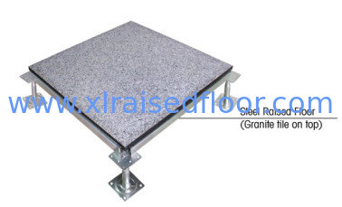 FS440 Cement infill steel raised floor ceramic finish,600*600*35mm