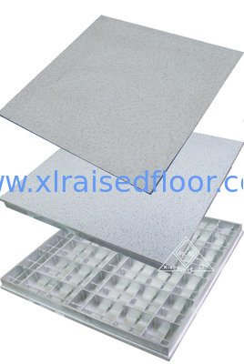 Anti Static Wood Core Aluminum Raised Floor with Round Head Pedestal