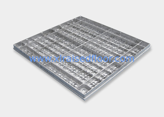 25% Air Rate Aluminum Perforated Raised Floor Tiles with Adjustable Pedestal
