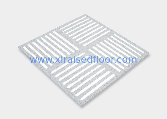 Anti Static Full Aluminum Raised Floor Perforated Tiles 600*600mm
