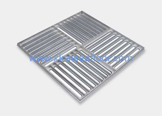 Anti Static Full Aluminum Raised Floor Perforated Tiles 600*600mm