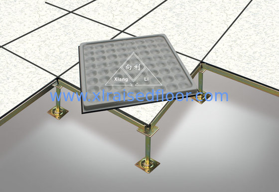 FS2000 Cement infill steel raised floor PVC finish,610mmX610mmX35mm,Anti-static,used for data center,computer room