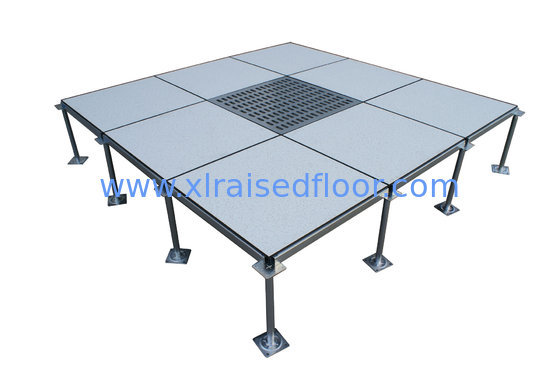 FS2000 Cement infill steel raised floor PVC finish,610mmX610mmX35mm,Anti-static,used for data center,computer room