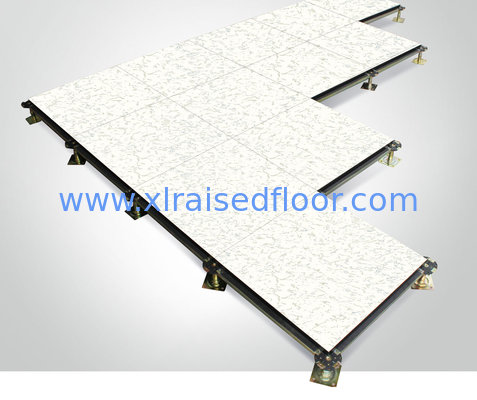 PVC Calcium Sulphate Raised Floor Tiles / Raised Access Floor Panels