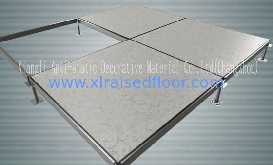 FS440 Cement infill steel raised floor PVC finish,610mmX610mmX35mm