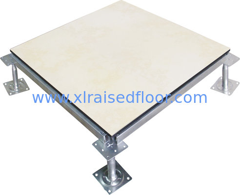 Anti Skid Computer Room Raised Floor Tiles , Raised Basement Flooring