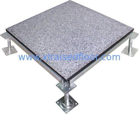 Granite Finish Steel Raised Floor For Server Room , Futures Trading Building