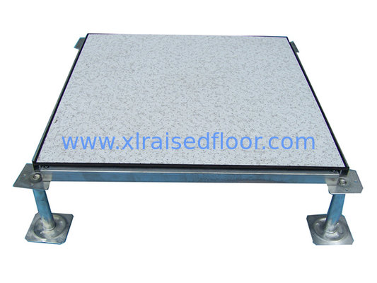 Anti Static Steel Raised Floor Tile HPL Finish , 567kg Concentrated Load