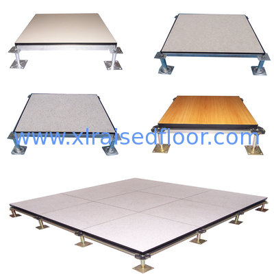 Anti Static PVC Raised Floor For Data Center , Raised Flooring Tiles