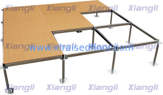 Custom Cement Infilled HPL Steel Raised Floor with Flat Head Pedestal