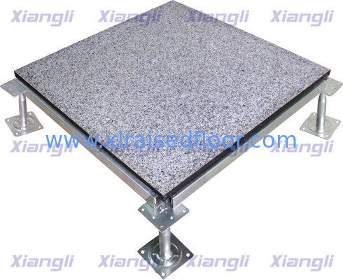Granite Finish Raised Metal Floor / Raised Access Flooring Fireproof