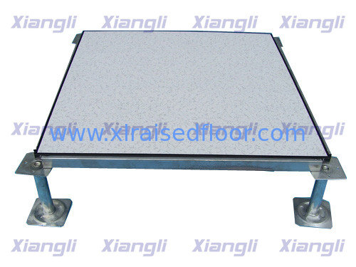 Anti Abrasion Shockproof Steel Raised Floor 610mmX610mmX35mm