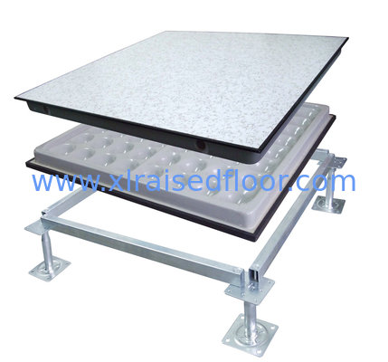 Custom Cement Infilled HPL Steel Raised Floor with Flat Head Pedestal