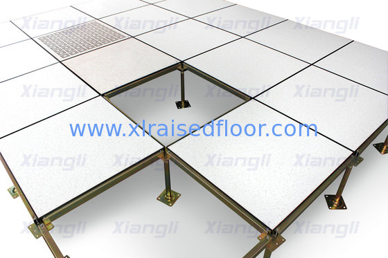 Cement Infill Steel Raised Access Floor Computer Room Raised Floor Tiles FS662