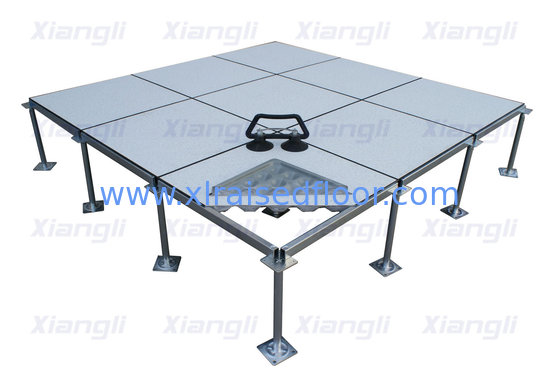 Cement Infill Steel Raised Access Floor Computer Room Raised Floor Tiles FS662