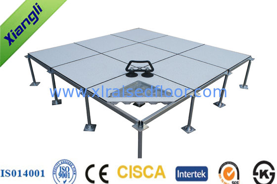 Anti Abrasion Shockproof Steel Raised Floor 610mmX610mmX35mm