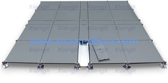 Trunking Bare Steel Raised Access Floor System for Security Union Plaza