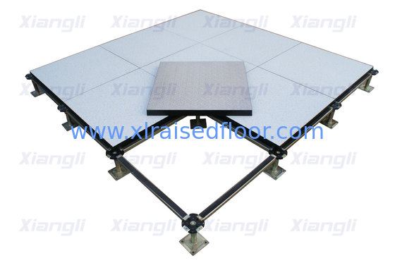 HPL Raised Access Floor / Data Center Raised Floor Tiles Fs800 , 600*600*32mm