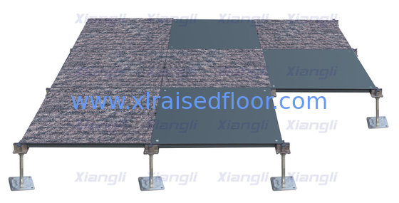 600mm OA Network Raised Access Floor Tiles Corrosion Prevention