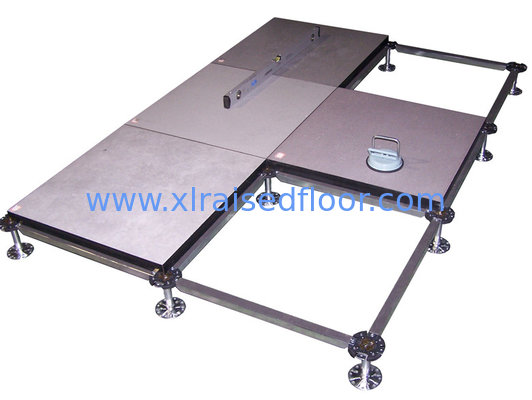 Strong Loading Data Center Raised Floor Tiles , Anti Static Raised Floor Shockproof