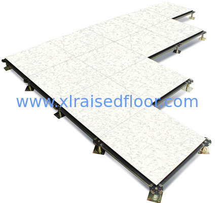Fireproof PVC Raised Floor Panels , Raised Flooring For Server Room