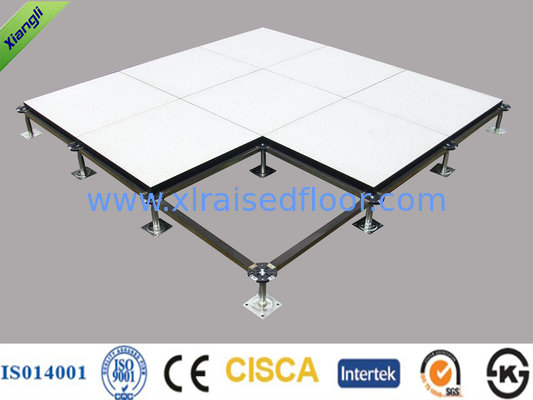 Anti Static HPL Calcium Sulphate Raised Floor for Bank / Military , 600*600*32mm