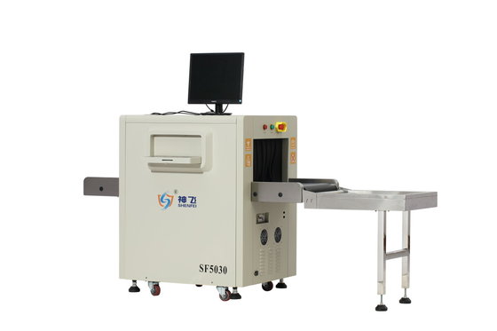 530 * 350 Mm Tunnel Size Security Baggage Scanner With 40mm Steel Penetration