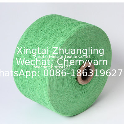 Factory price cheap price cotton yarn crochet yarn dyed spun polyester yarn making carpet