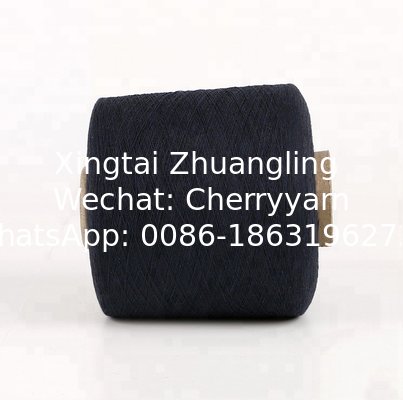 High quality Ne10s/1 Recycled cotton yarn 50% polyester 50% cotton carpet yarn