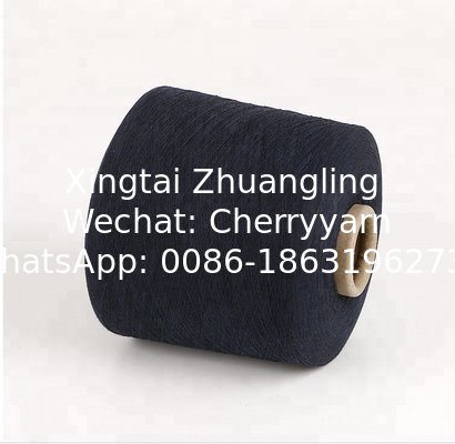 High quality Ne10s/1 Recycled cotton yarn 50% polyester 50% cotton carpet yarn