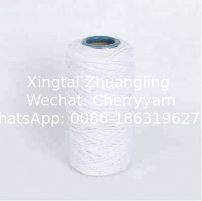 Good price white plaited Open End/OE 70%Cotton 30% polyester Carpet yarn