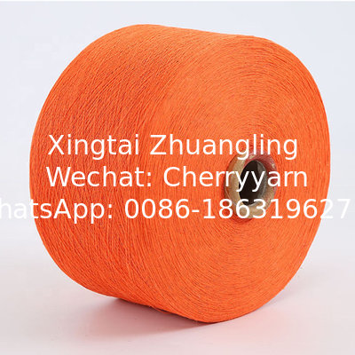 Ne16s/1 65%cotton 35%polyester soft socks yarn pure cotton recycled yarn